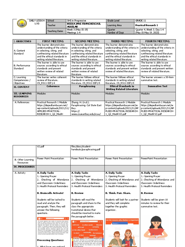 PR1 Week 3 | PDF | Learning | Dyslexia