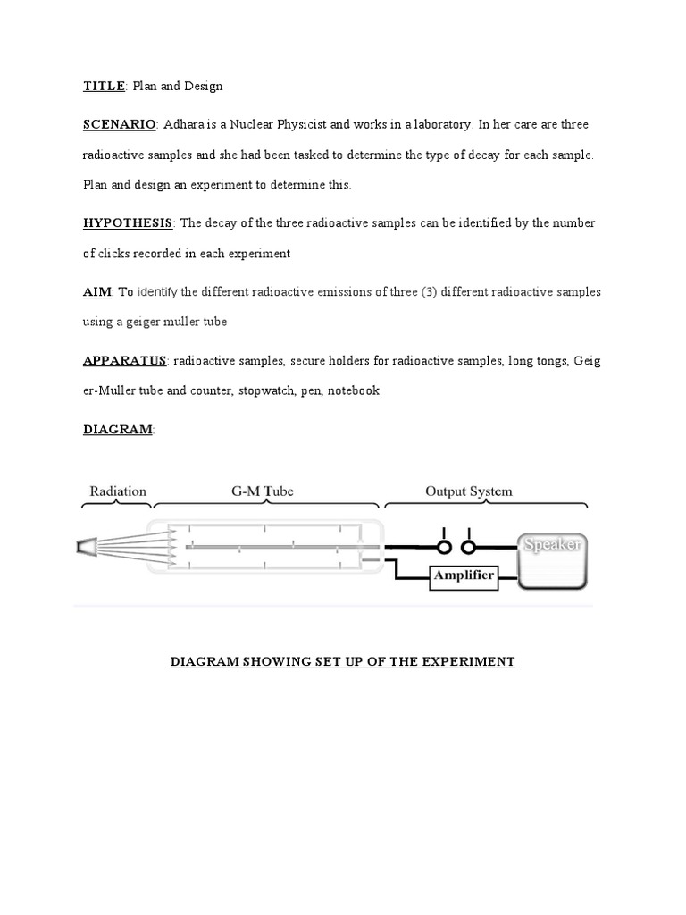 Identifying Radioactive Decay Types | PDF