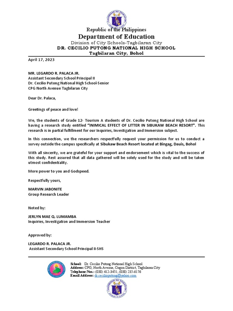 Practical Research Letter | PDF