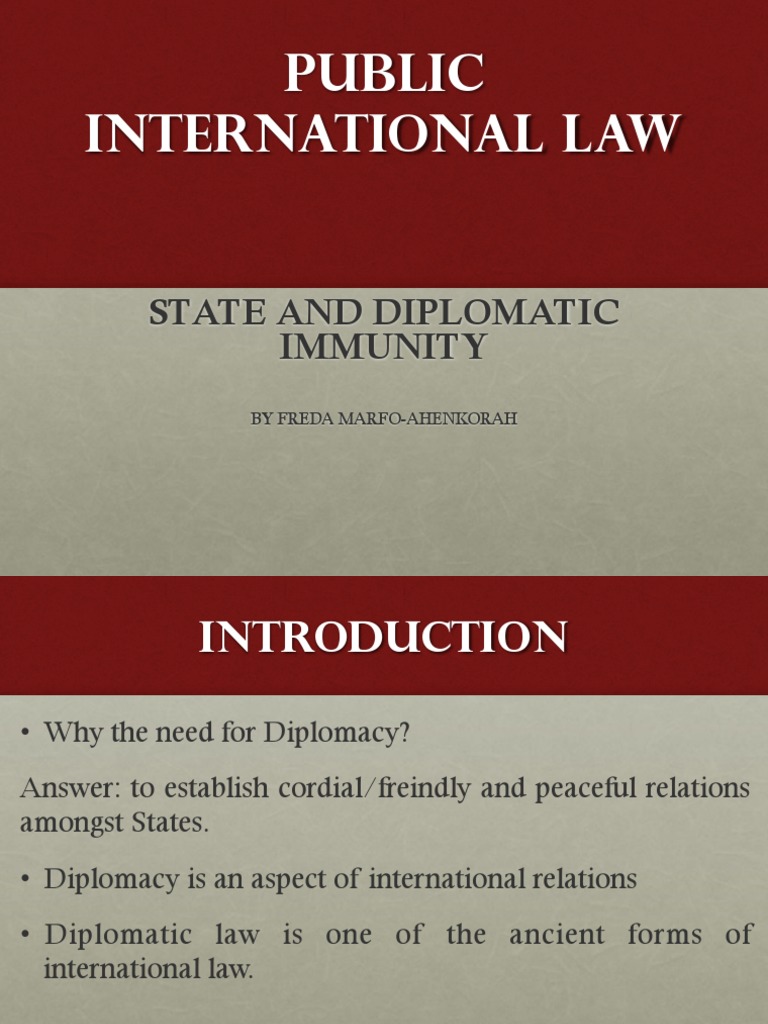Diplomatic Immunity | PDF | Consul (Representative) | Ethical Principles