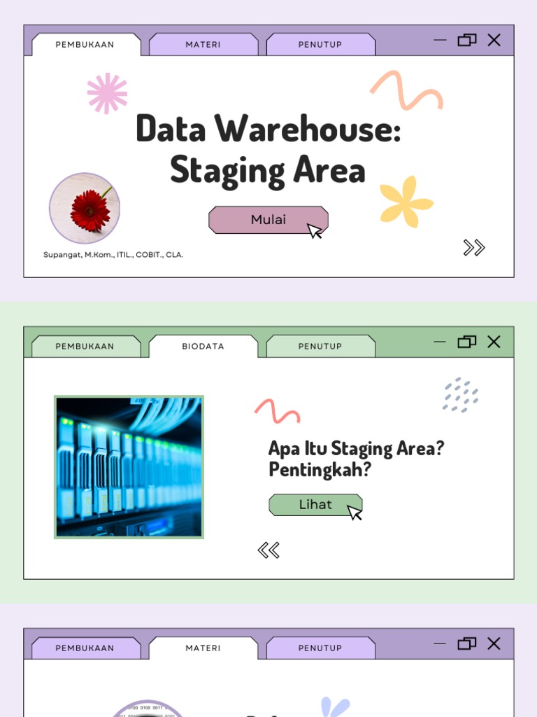 Pentingnya Staging Area dalam Data Warehouse | PDF