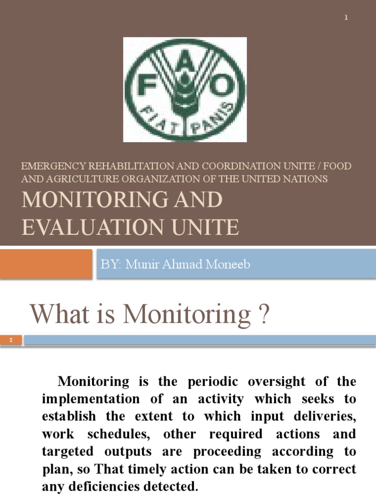 Monitoring and Evaluation | PDF | Data | Survey Methodology