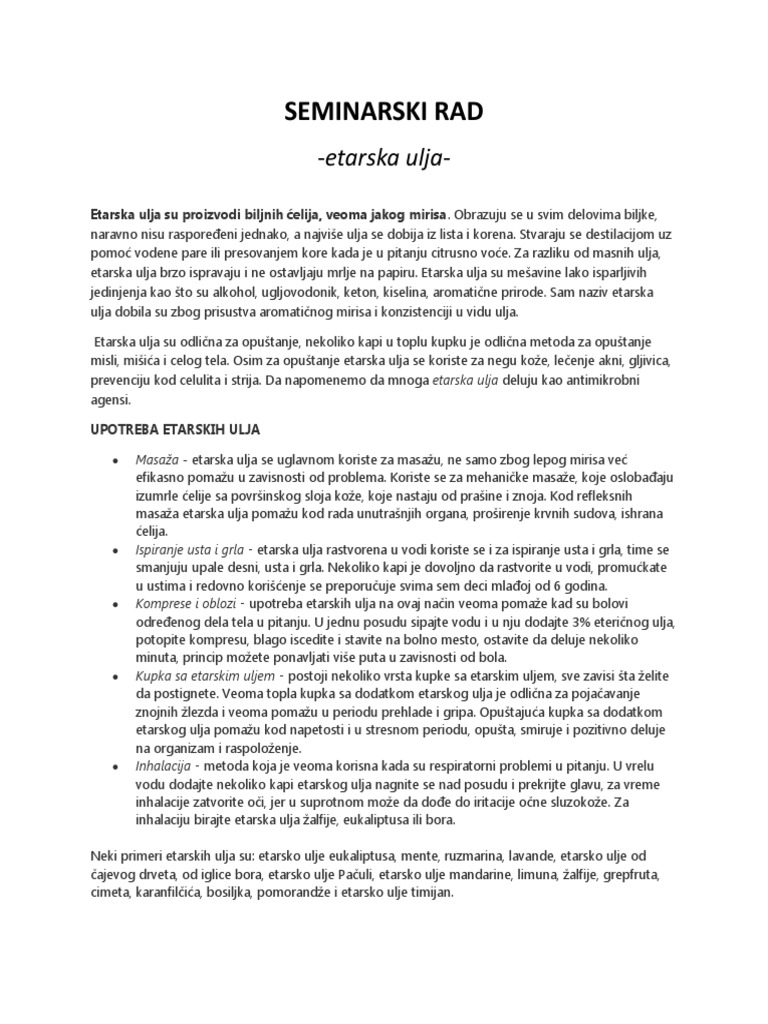 Seminarski Rad | PDF