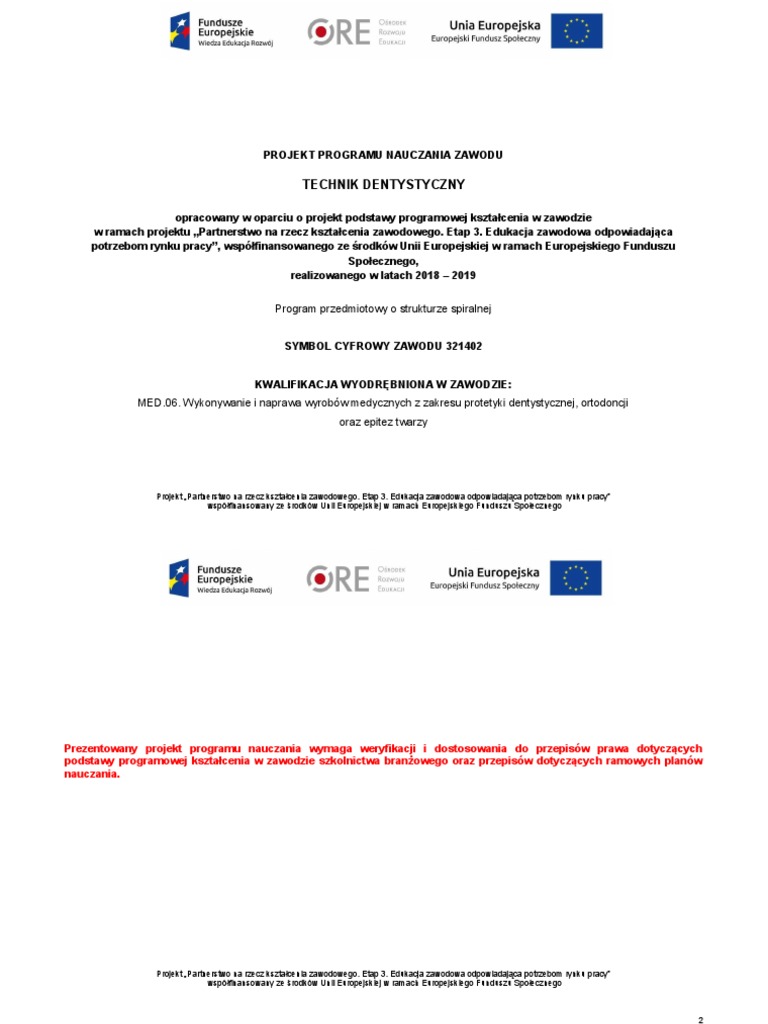 Technik Dentystyczny | PDF