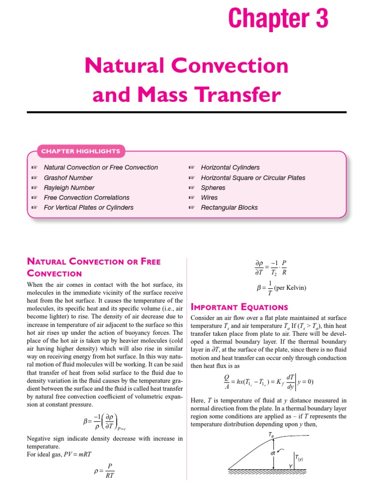 Free Convection | PDF | Convection | Heat Transfer