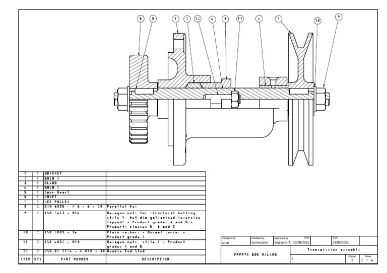 Gambar Rakitan 2d | PDF