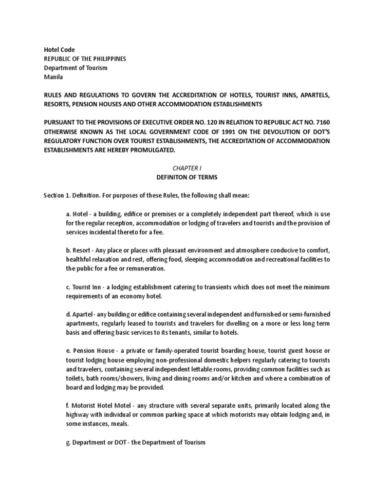 DOT_Hotel Code | PDF