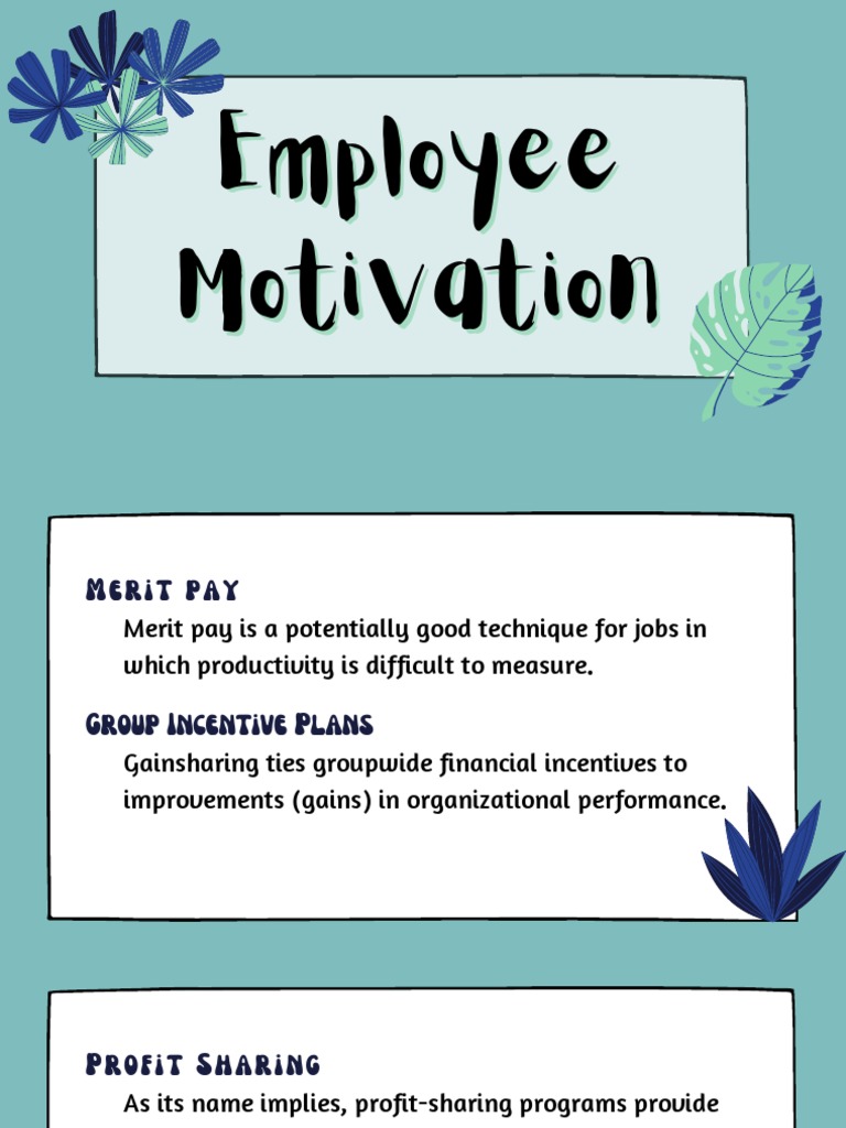 Employee Motivation | PDF | Motivation | Motivational