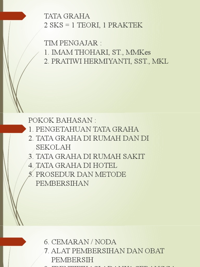 Tata Graha Pokok Bahasan | PDF