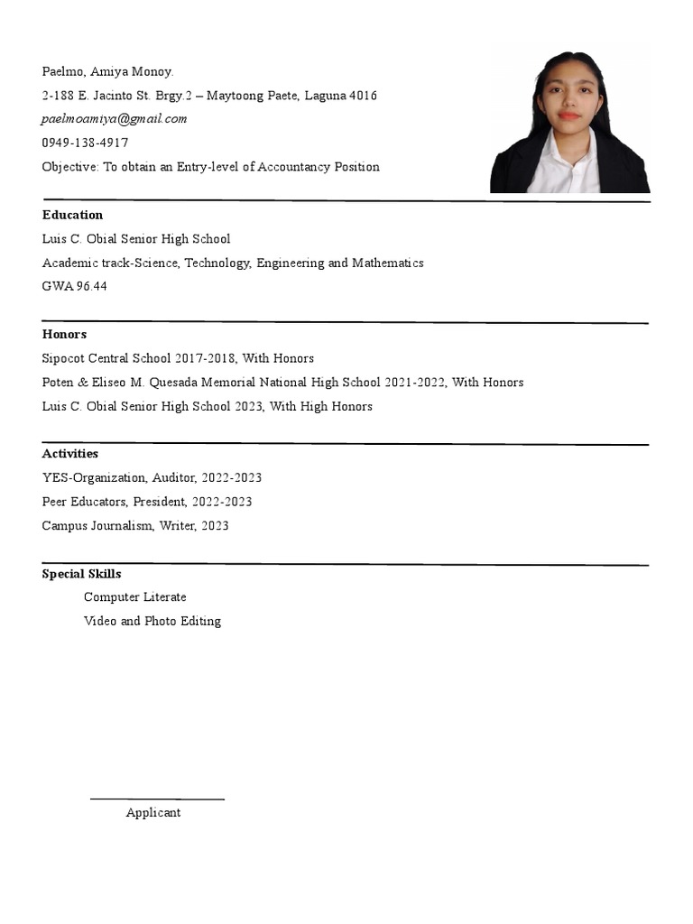 Rnw Resume Paelmo | PDF