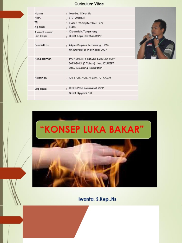 DAY 1 01. Konsep Luka Bakar, Iwanta R | PDF