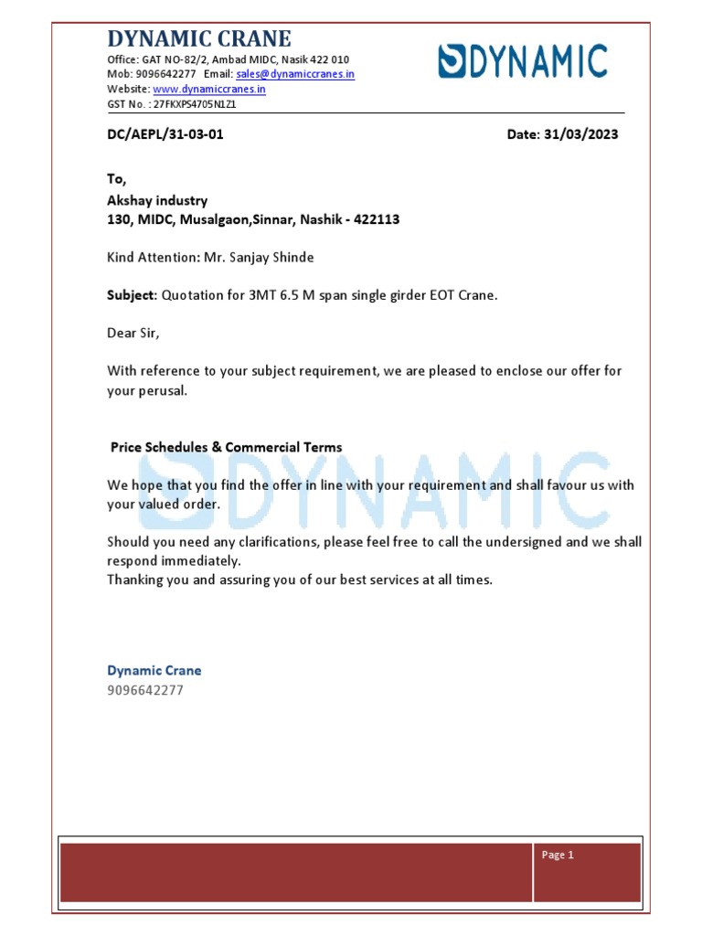 Dhumal Industries | PDF