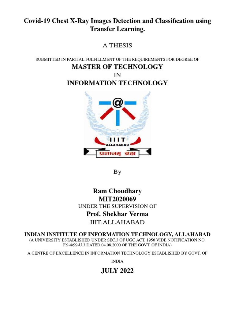 Covid-19 Chest X-Ray Images Detection and Classification Using Transfer Learning. | PDF