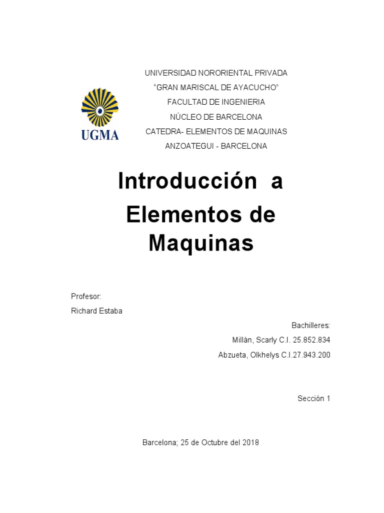 Introduccion A Elementos de Maquinas (Autoguardado) | PDF | Deformación ...