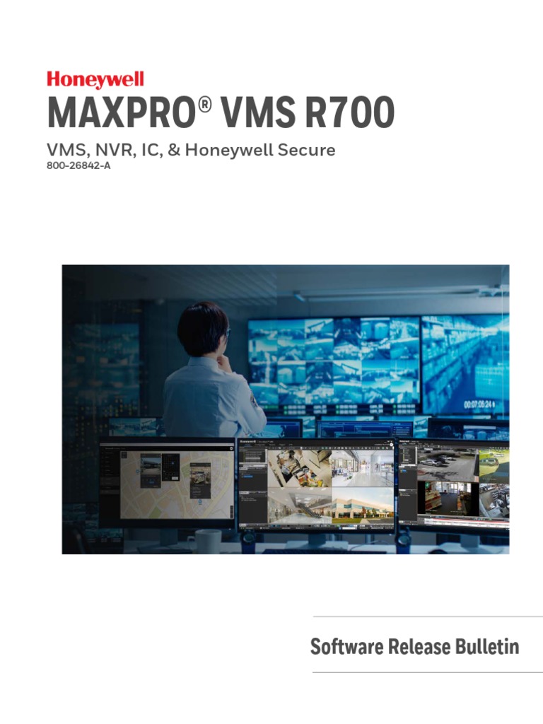 800-26842-A MAXPRO R700 SRB Software Release Bulletin | PDF
