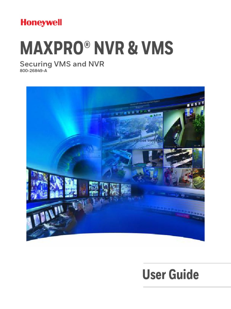 800-26849-A MAXPRO VMS - NVR R700 Security Guide | PDF