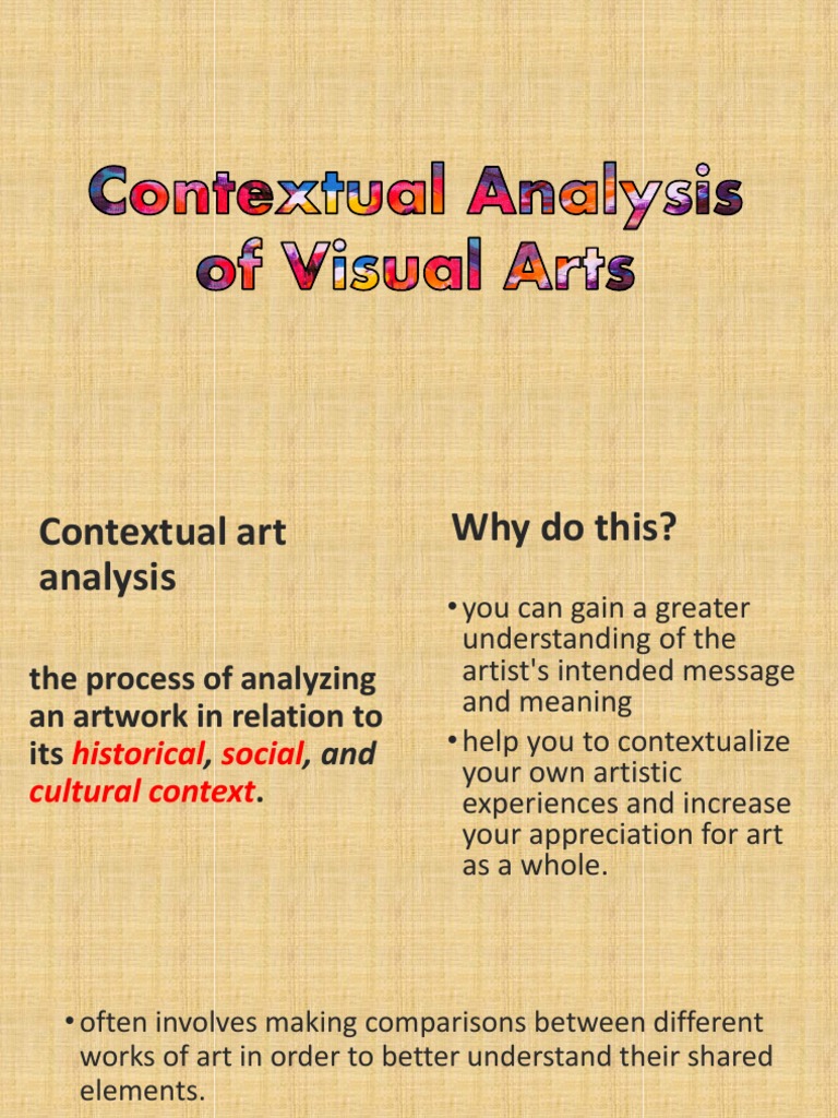 Contextual Analysis | PDF
