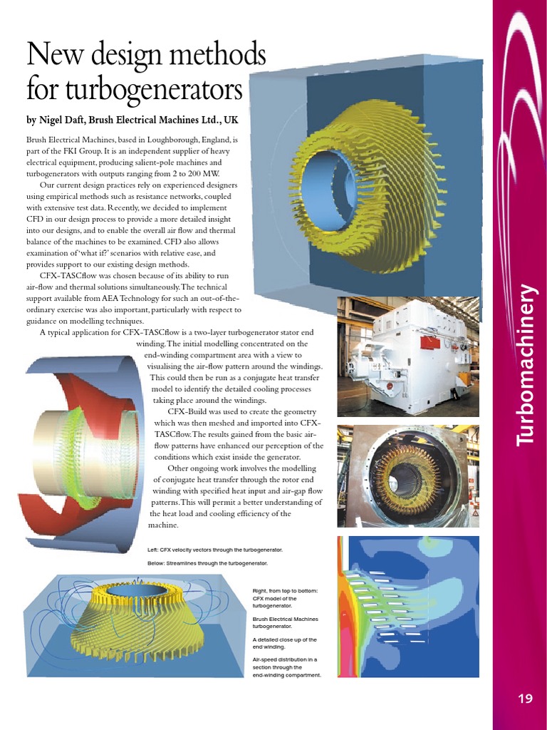 Turbo Generator | PDF | Computational Fluid Dynamics | Mechanical ...