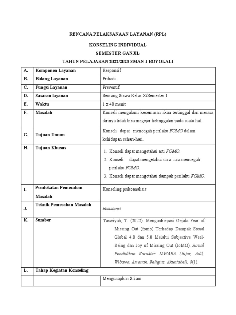 UAS RPL Psikiodinamika | PDF