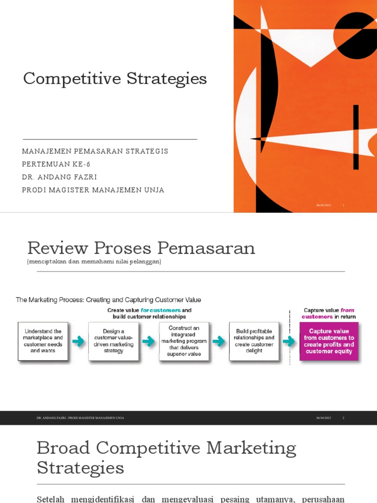 P6 Competitive Strategies | PDF