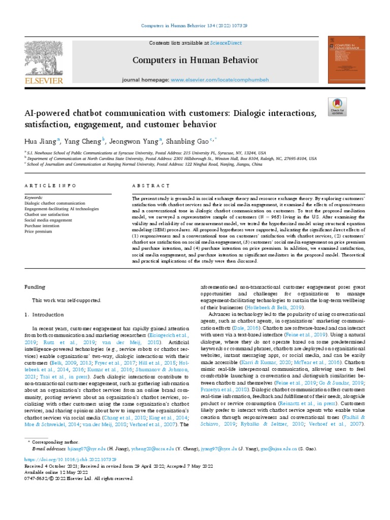 Computers in Human Behaviour Bole Dicoba | PDF