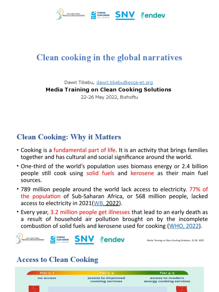 Clean Cooking in The Global Narratives | PDF