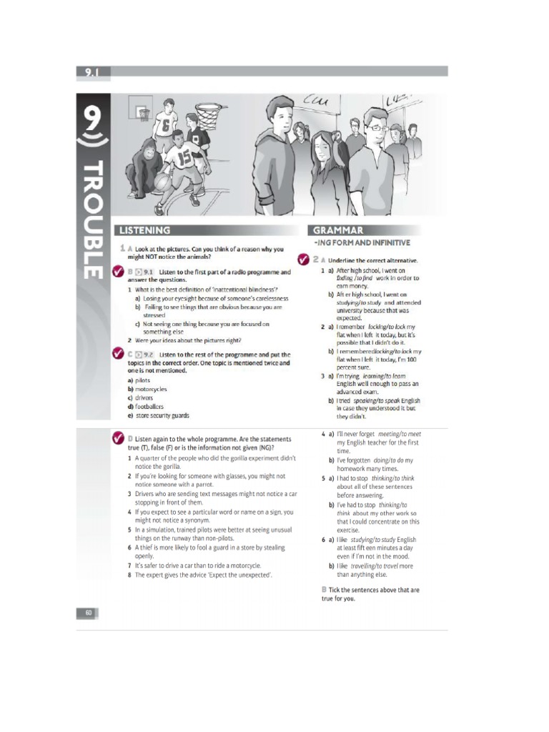 Workbook Unit 9 | PDF