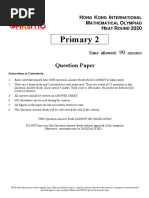 Timo Practice Paper I p3 | PDF | Numbers | Fraction (Mathematics)
