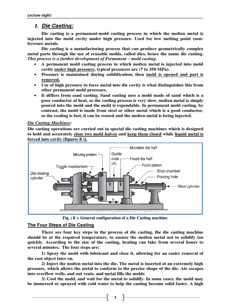 Die Casting | PDF Die Casting | PDF