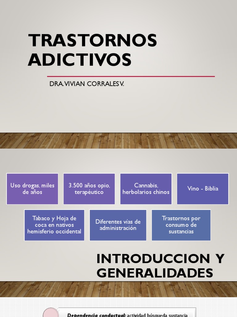 Trastornos adictivos | PDF | La dependencia de sustancias | Despachador ...