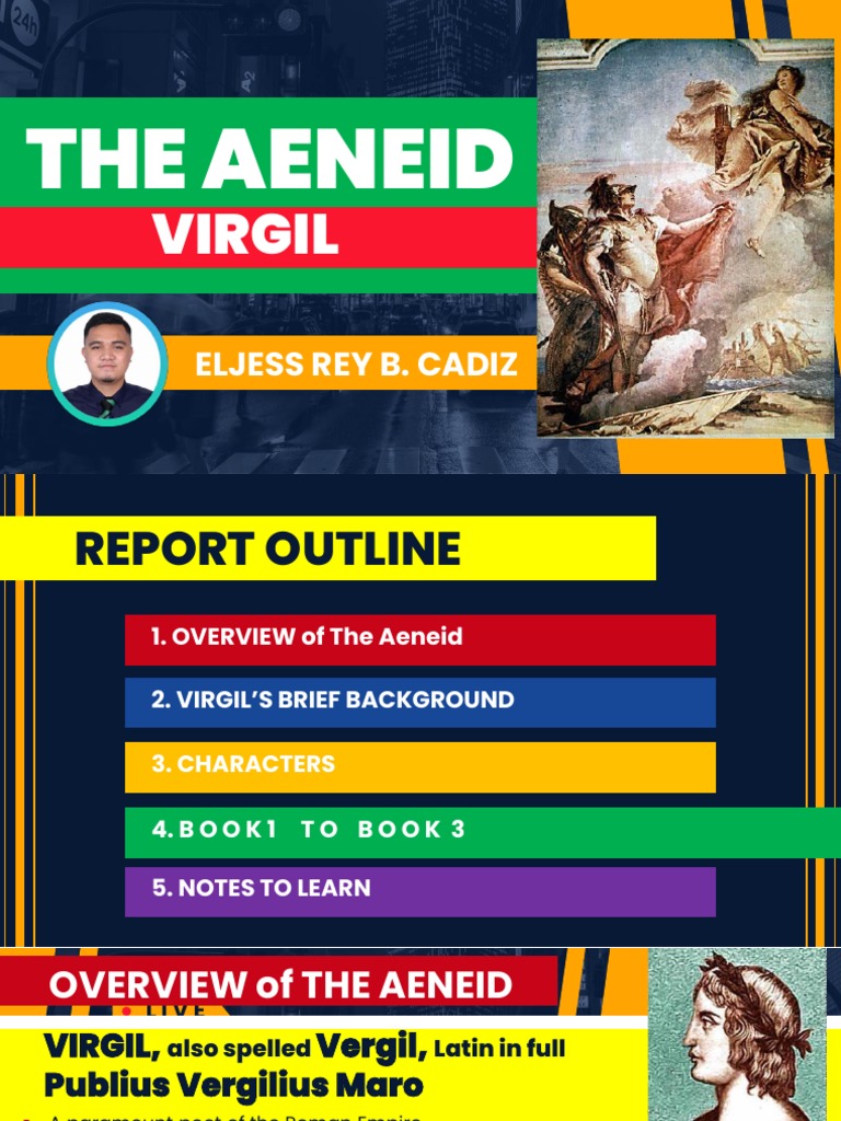 The Aeneid Book 1 - 3 Only - Report - Mr. Cadiz | PDF | Aeneas | Virgil