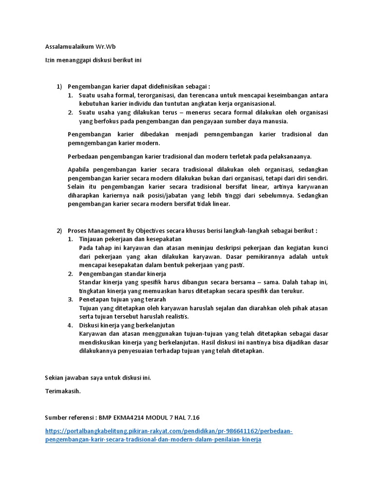 Diskusi 5 Manajemen SDM | PDF