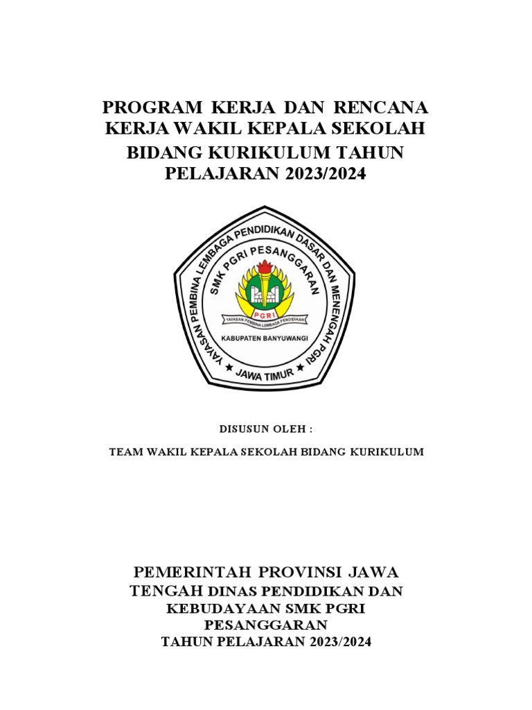 Program Kerja Kurikulum | PDF