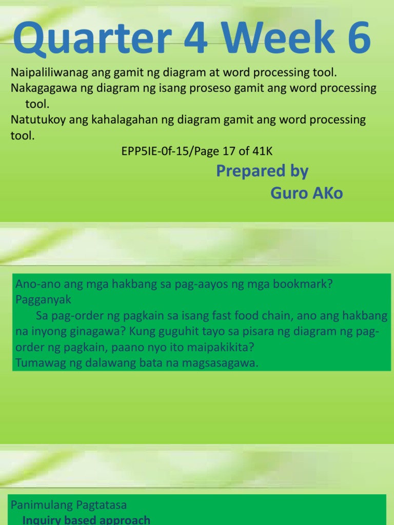 EPP 5 Q4 Week 6 | PDF