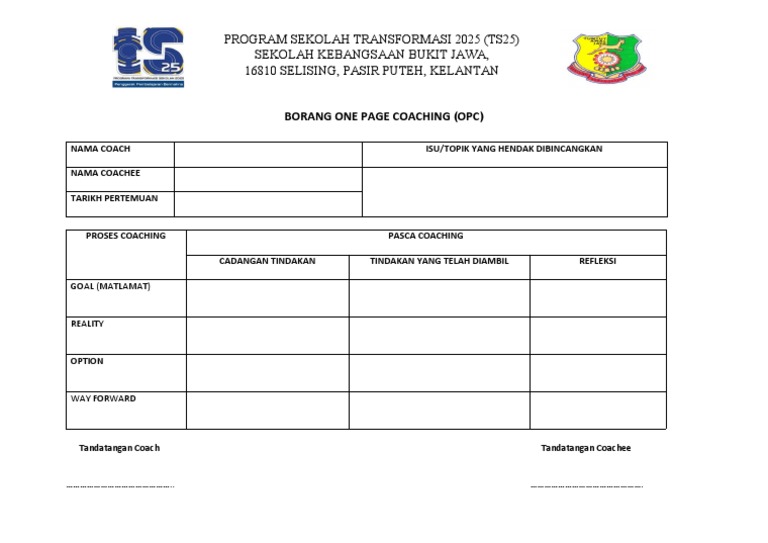Borang OPC Tugasan 1.6 | PDF