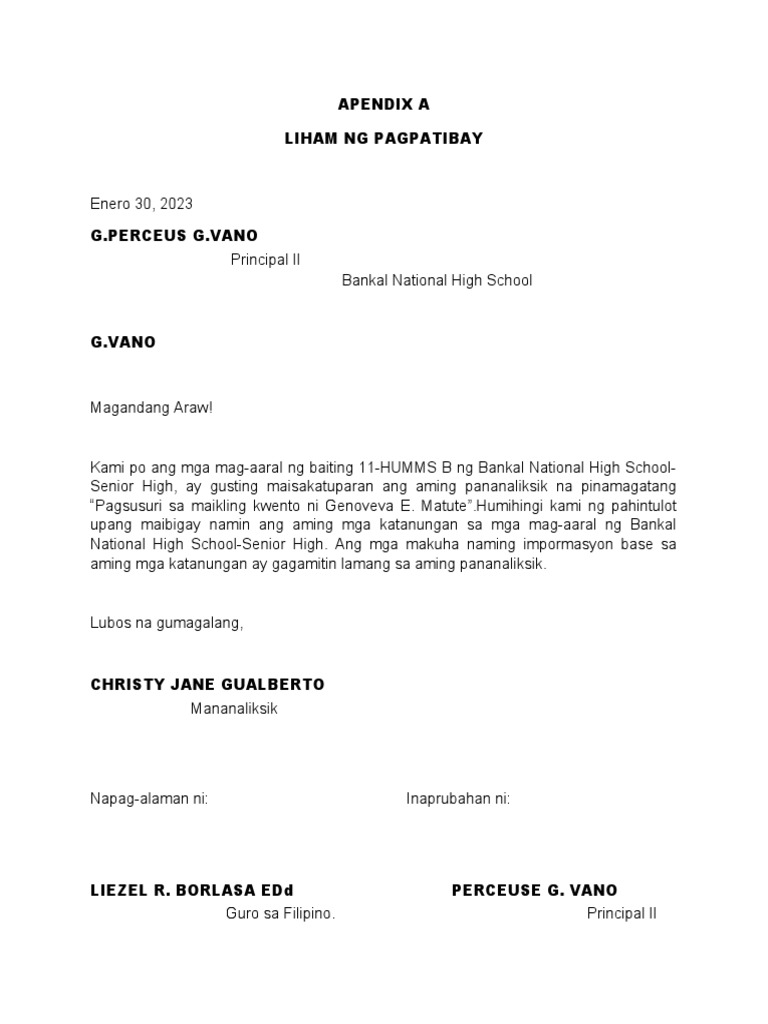 Apendix A | PDF Apendix A | PDF