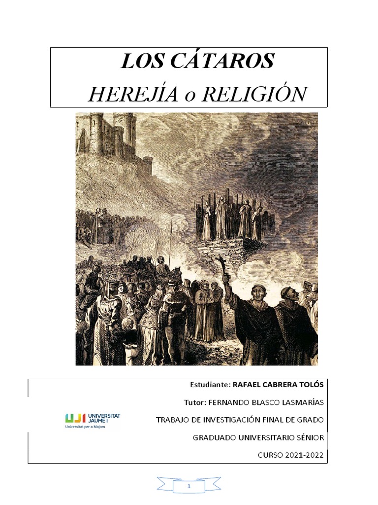 Los Cataros Herejia o Religion | PDF | Catarismo | Zoroastrismo