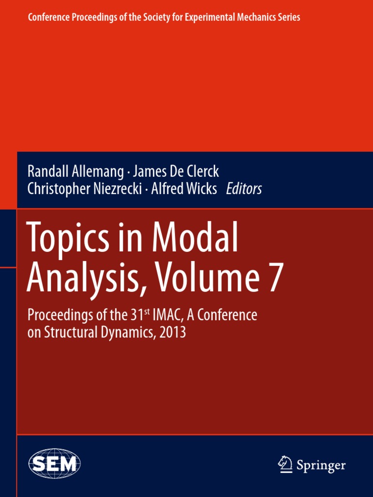 Topics in Modal Analysis - Volume.7 | PDF | Matrix (Mathematics ...