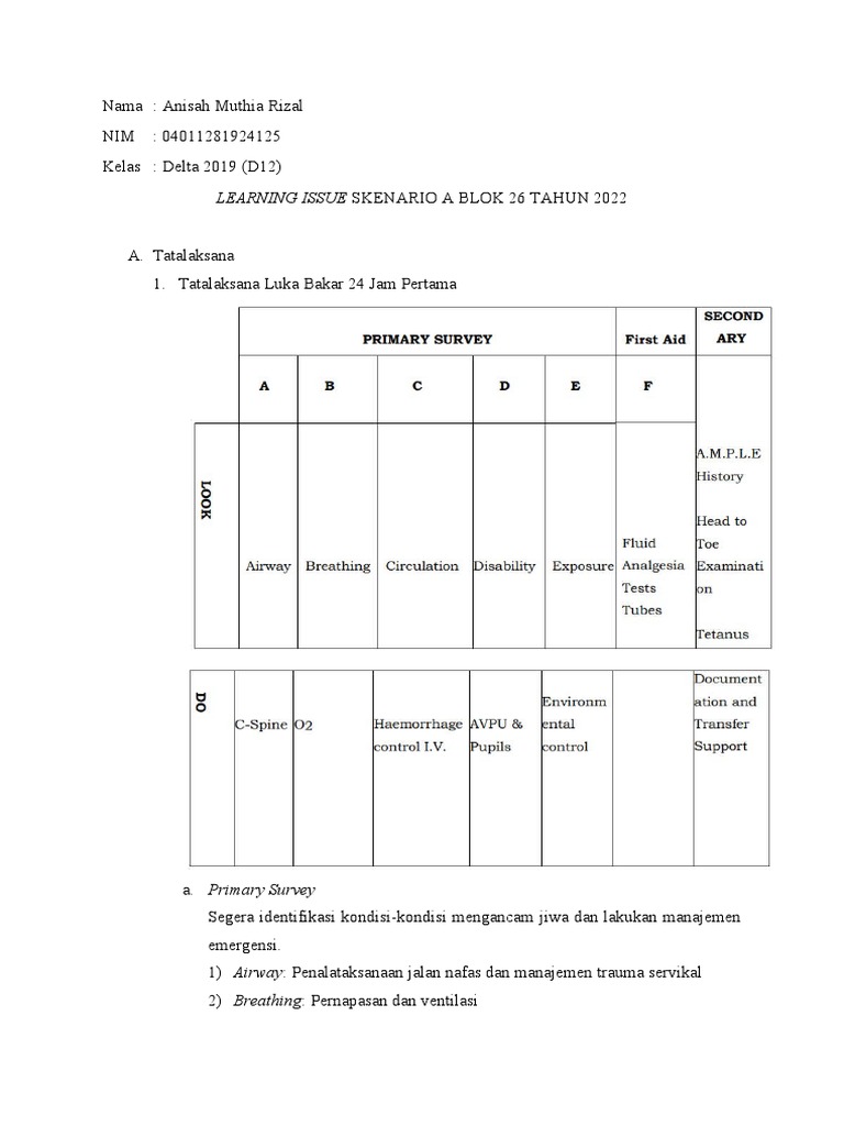 (Muthia) Li Skenario A Blok 26 | PDF