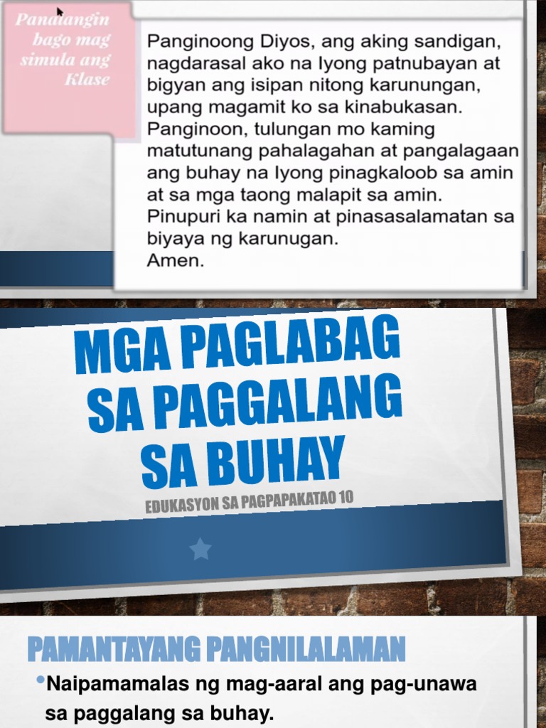 Mga Paglabag Sa Paggalang Sa Buhay | PDF