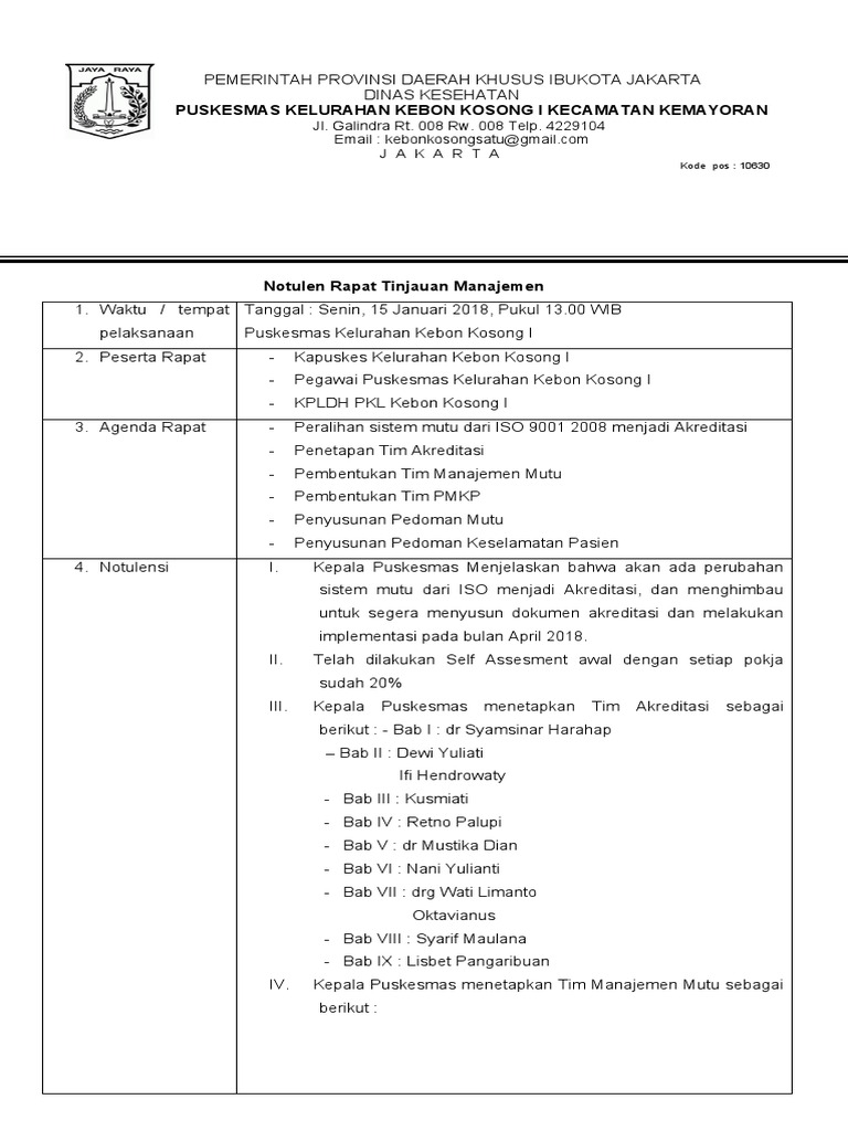 Notulen RTM Mei'17 | PDF