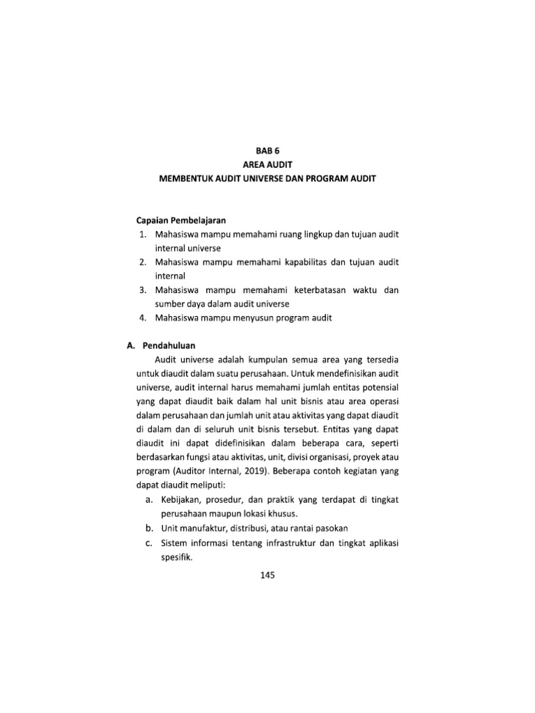 Audit Universe Dan Audit Program - Compressed | PDF