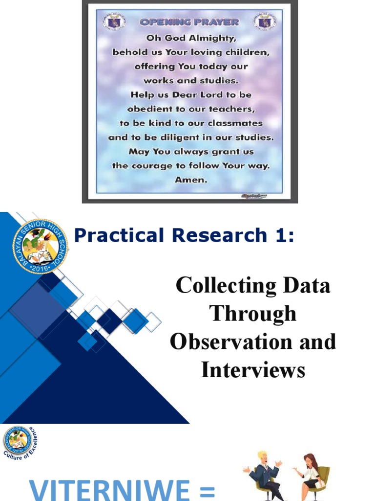 Interview Observation Method | PDF