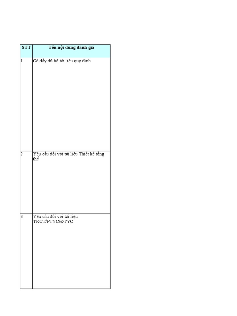 Check List Noi Dung Va Huong Dan Thuc Hien Tuan Thu Quy Dinh Dam Bao Chat Luong TRC Trien Khai | PDF