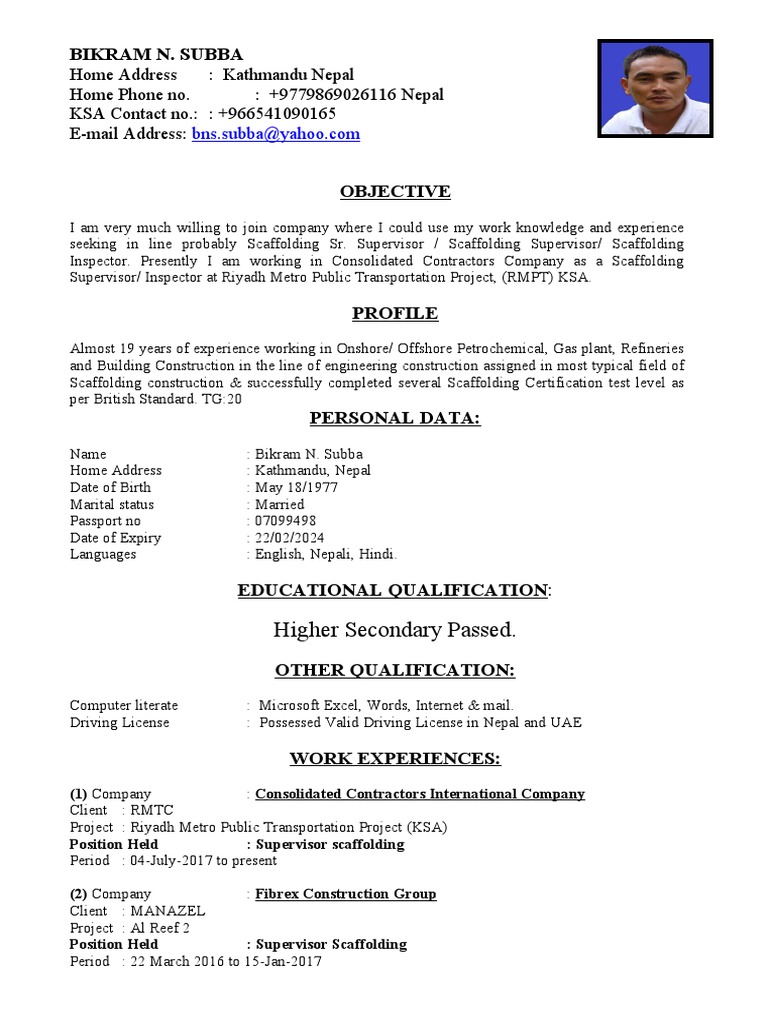 Bikram Updated CV | PDF