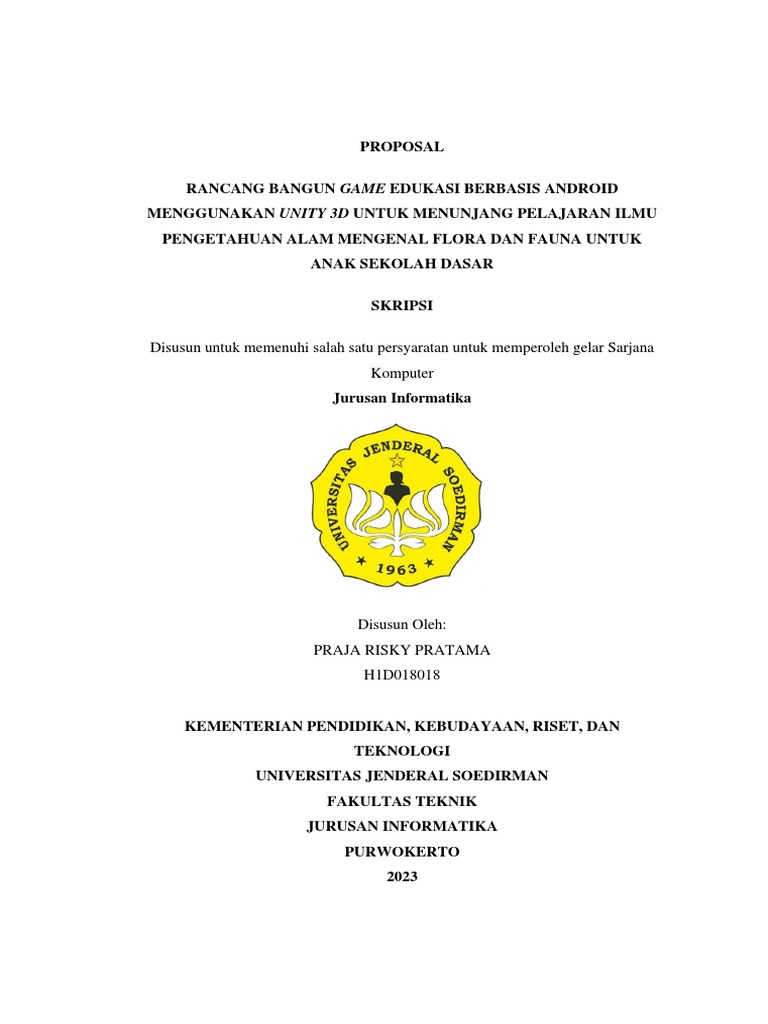 Revisi 1 - Proposal Praja | PDF