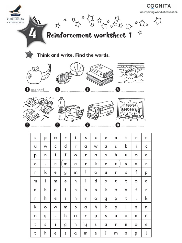 Unit 4 - 3rd Grade - Reinforcement Worksheet 1 | PDF