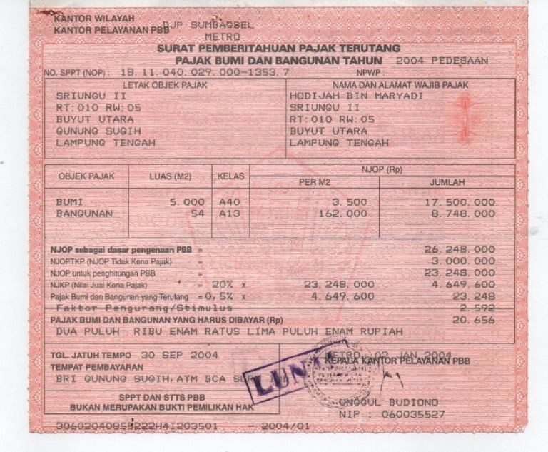 Pembayaran Pajak | PDF