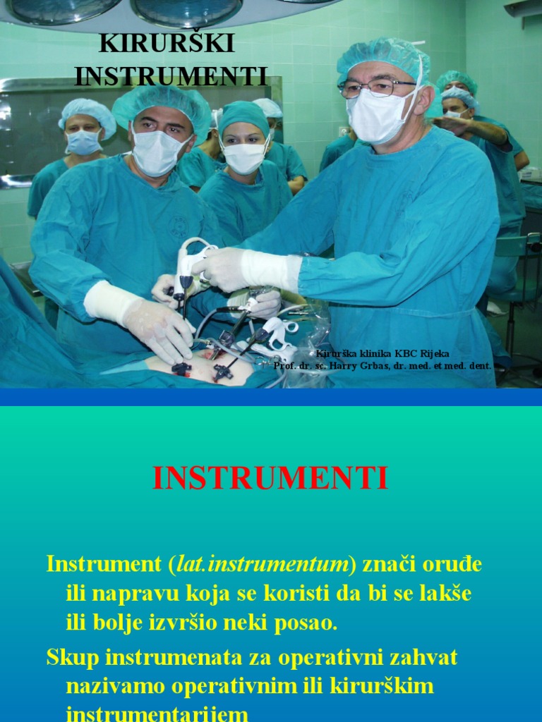 P4 Kirurški Instrumenti | PDF