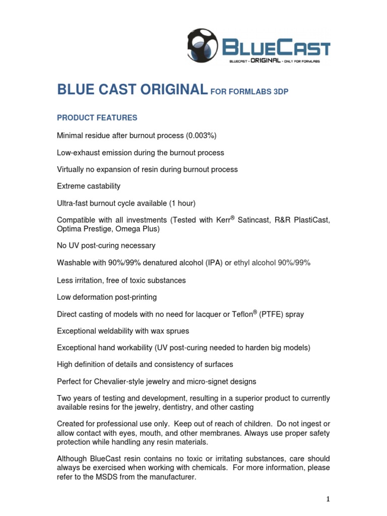 Blue Cast Original | PDF